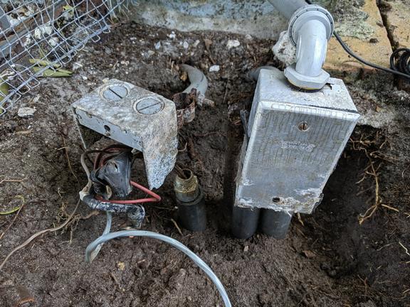 buried junction boxes | DIY Home Improvement Forum