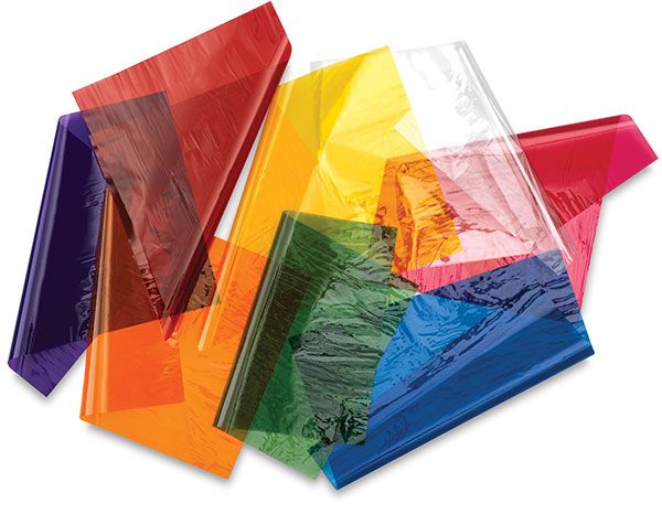 Cello Sheets Mixed Color 25 Pack Gift Wrapping Cellophane 75cm x 100cm ...