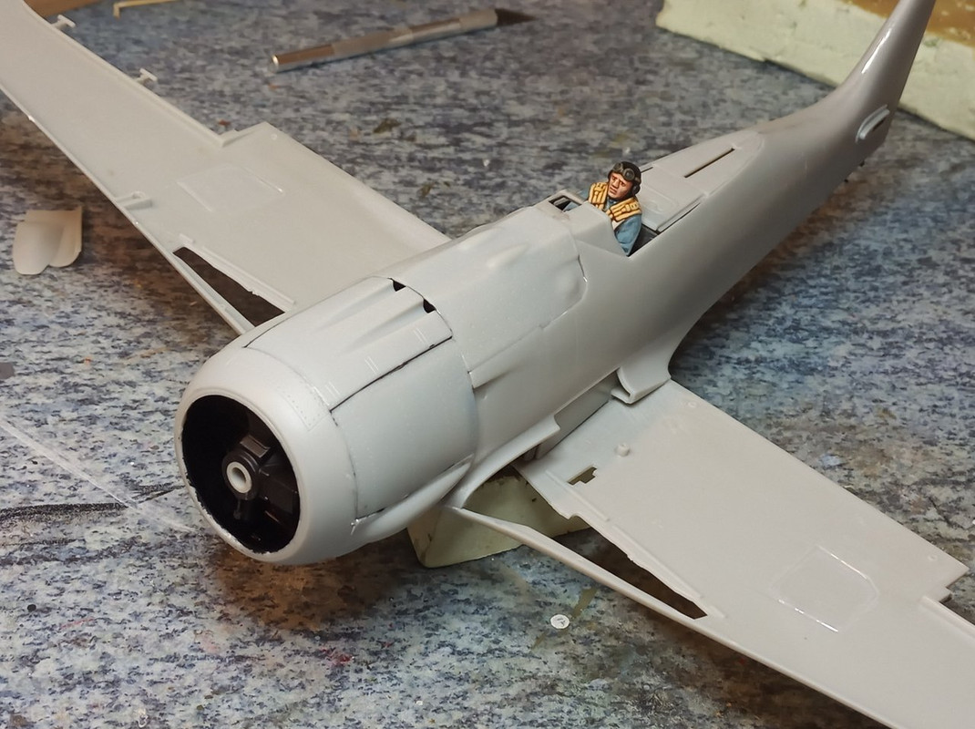 Airfix 1/24 Fw-190 / Kit no. 16001 (I built the visible parts of a big Focke-Wulf) ⭐Finished⭐ ...