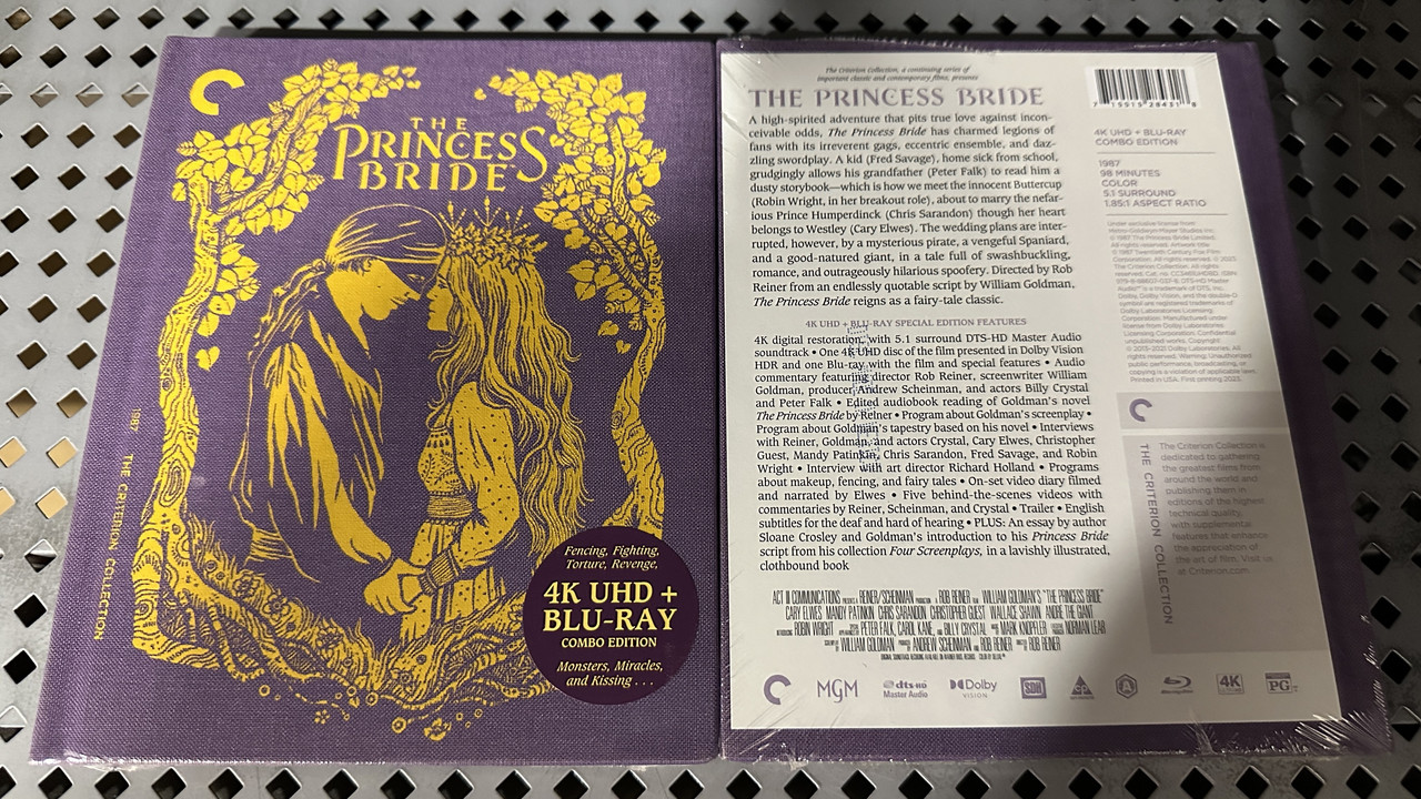 Blu-ray Forum - View Single Post - The Princess Bride 4K UHD (1987)