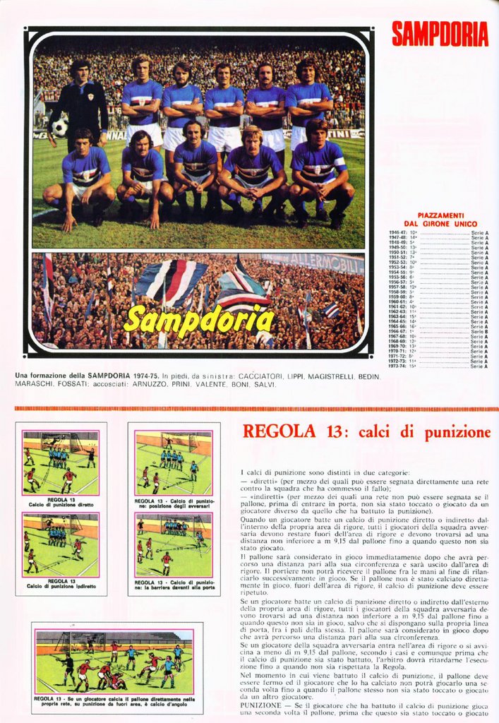 Calciatori 1974 1975 50 — Postimages