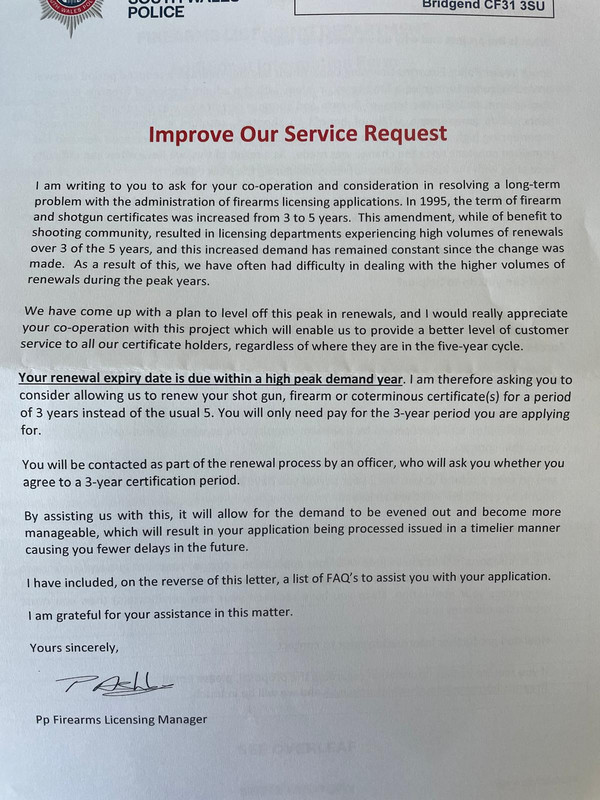 three year fac letter — Postimages