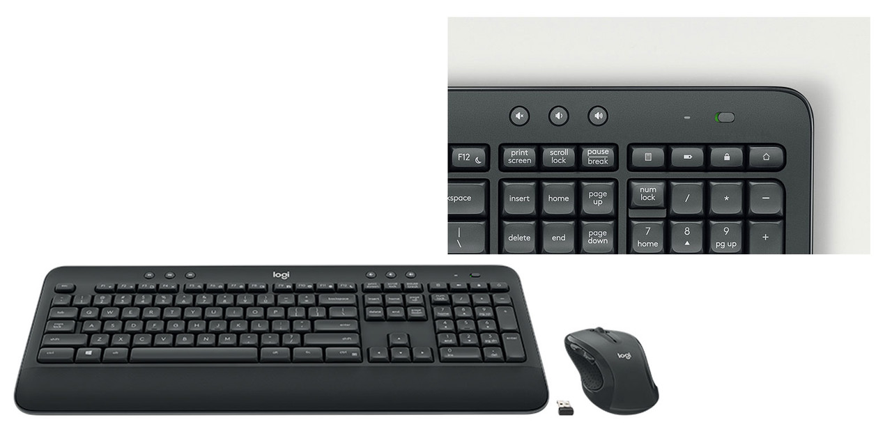 Promo Logitech MK545 Advanced Wireless Mouse Keyboard MK 545 MK-545 ...