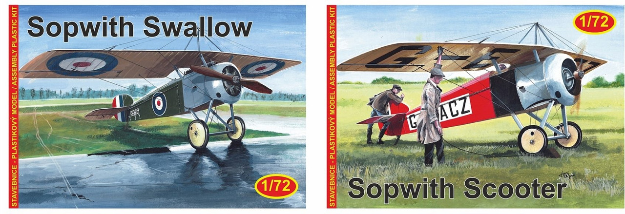 1/72 - Sopwith Swallow & Scooter by Kovozávody Prostějov (KP ...