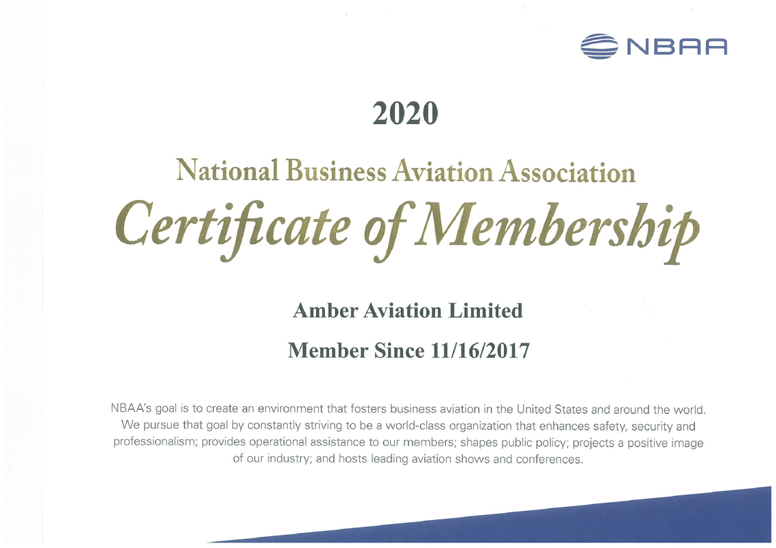 2017 11获得 NBAA Certificate of Membership — Postimages