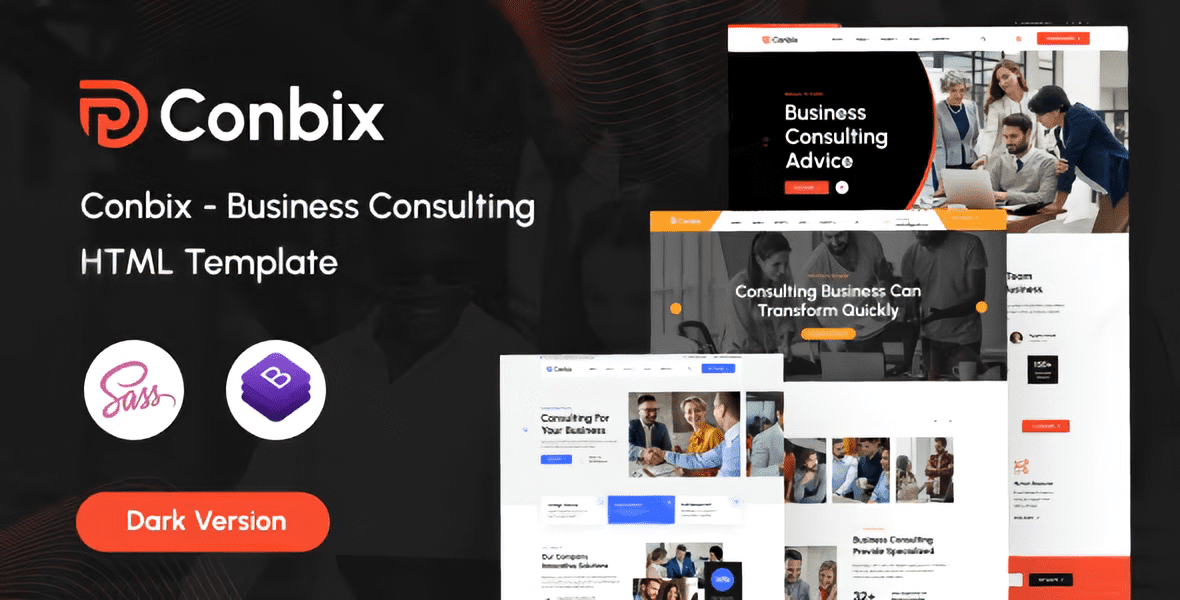 Conbix - Business Consulting HTML Template – Bliter GPL