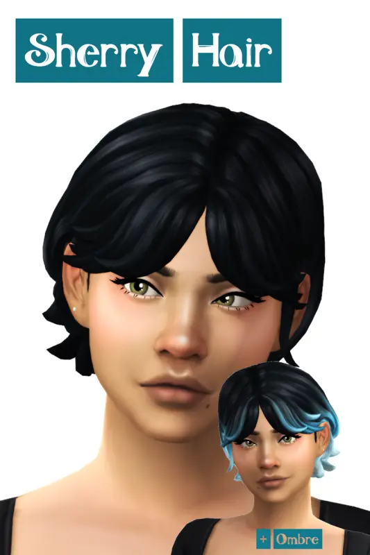 Sherry Hair - The Sims 4 Create a Sim - CurseForge