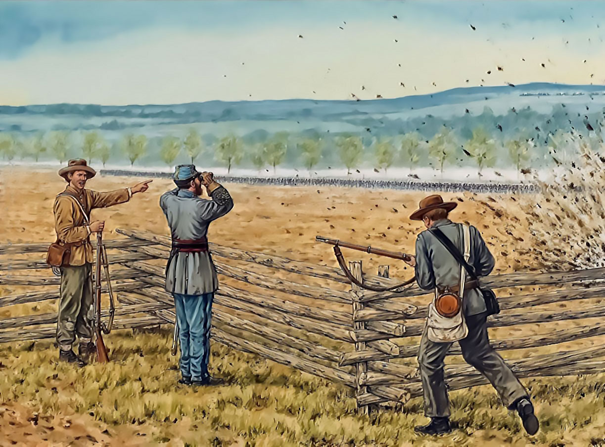 Civil americana, Shiloh, Segundo día en Shiloh Artista Adam Hook edited ...