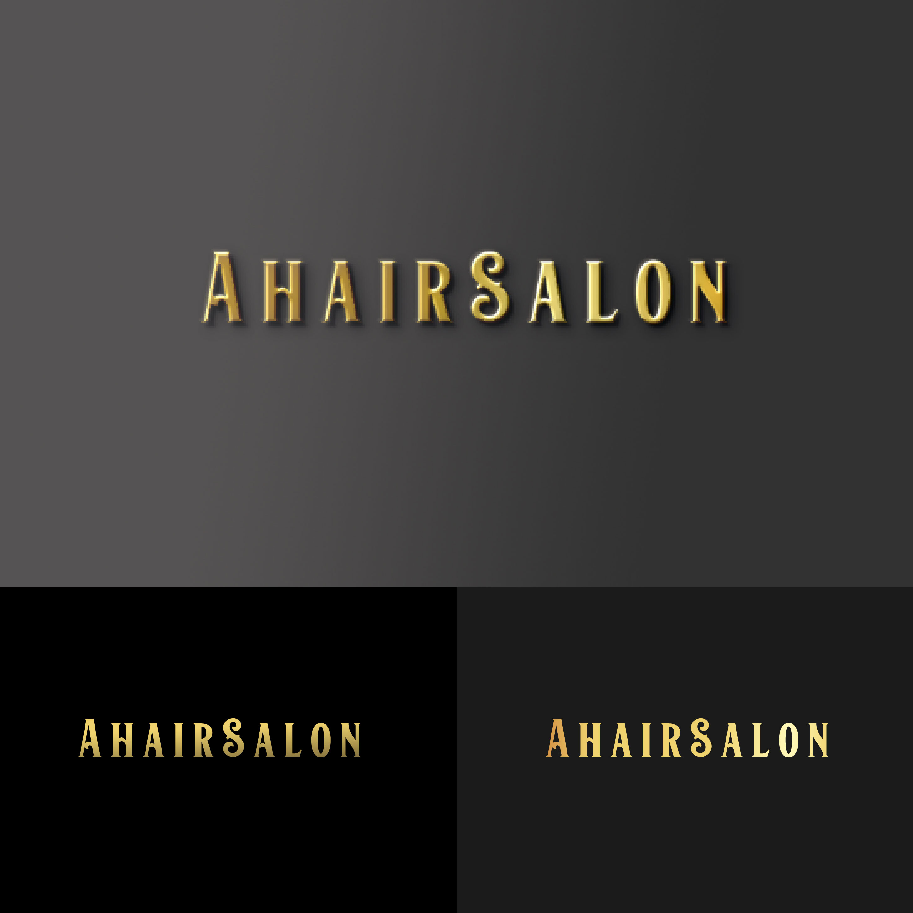 盟國 （華語名） ALLIES hair Salon A& F hair Salon （兩個名字都設計) LOGO 02 — Postimages