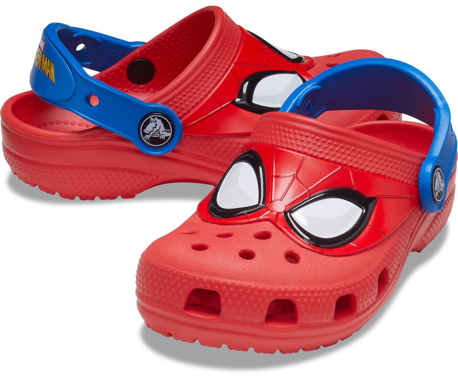 kids classic fun lab i am spiderman clog flame big kids crocs clogs 5 ...