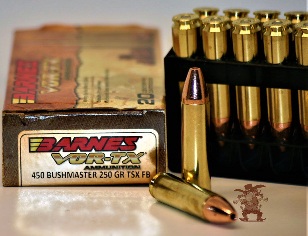 Barnes 450 BUSHMASTER VOR-TX 250 Grain TX FB 450 BM Copper Ammo 20 ...