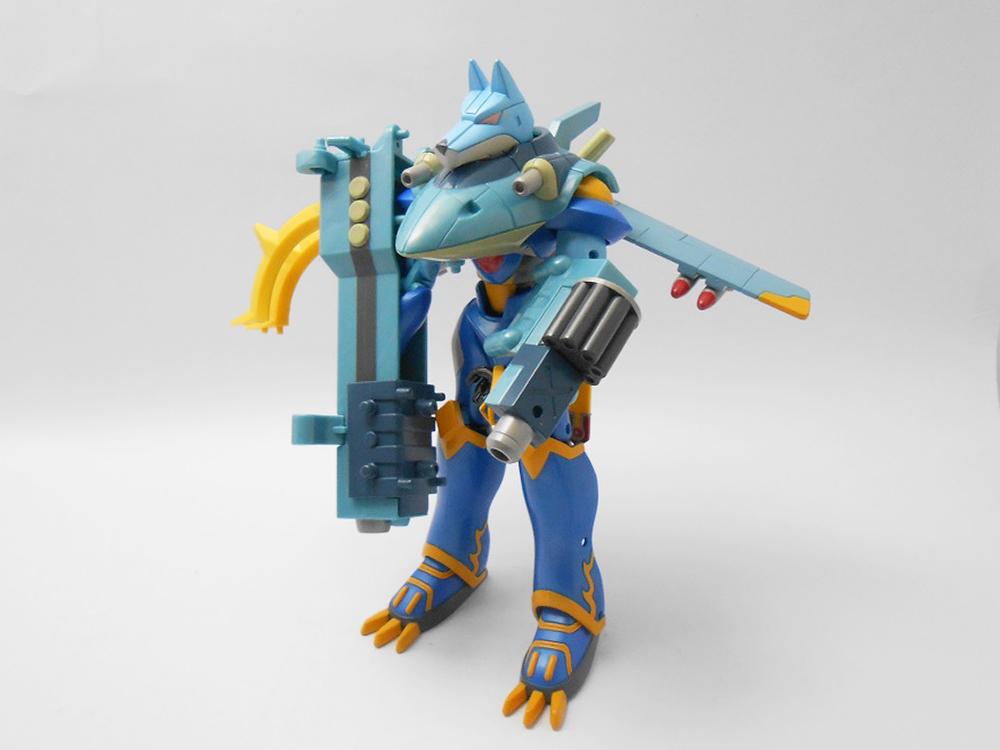 Digimon Frontier Spirit Evolution MagnaGarurumon Hybrid Digivolving ...