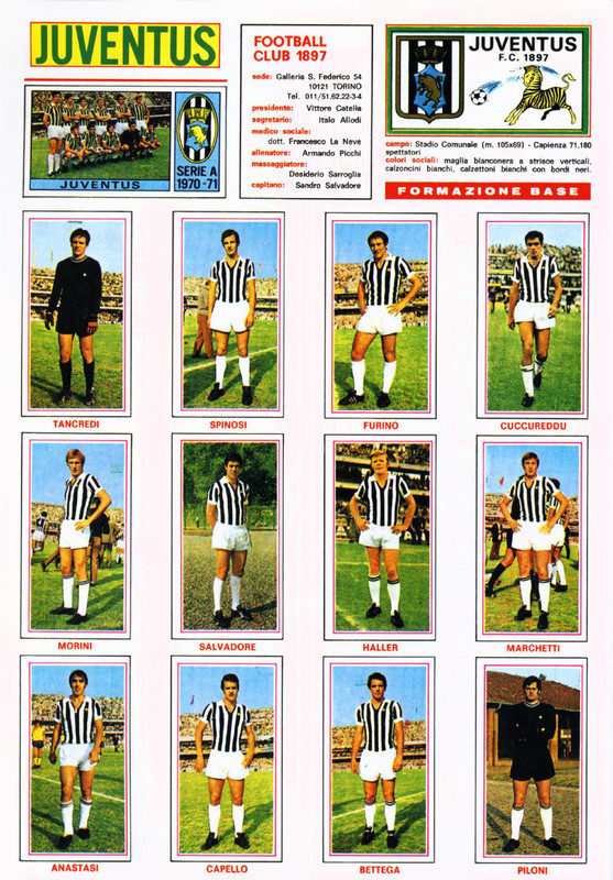 Calciatori 1970 1971 ( Panini) 16 — Postimages