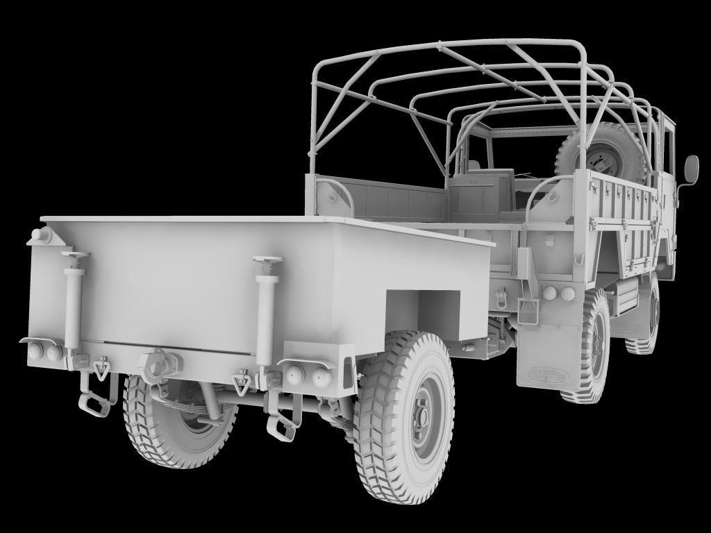 35th Scale Land Rovers Models Design for 3D Printing. - Work in ...