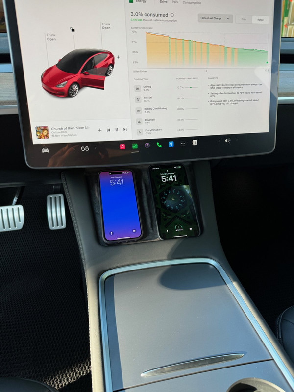 Modified my Tesla’s phone charging pad for iPhone MagSafe : r/TeslaLounge