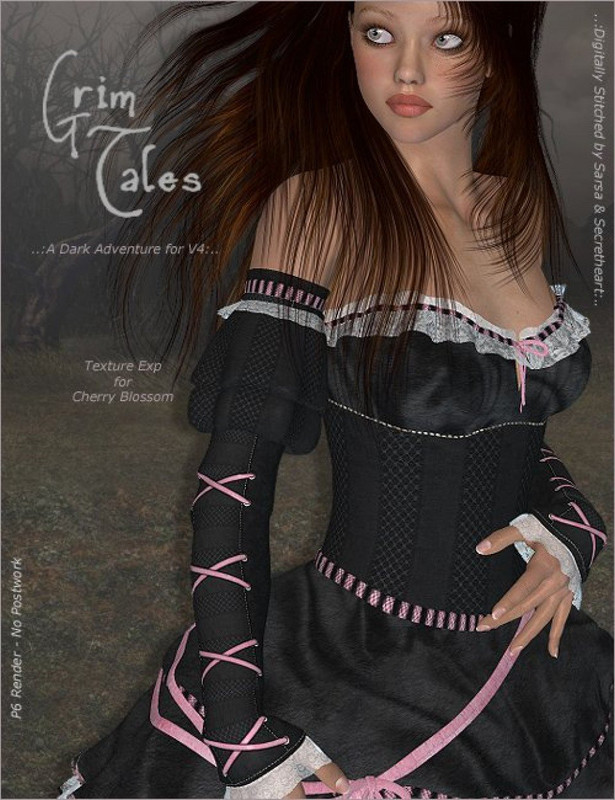 Cherry Blossom For V4 & Grim Tales Textures 2025 - Free Daz 3D Models