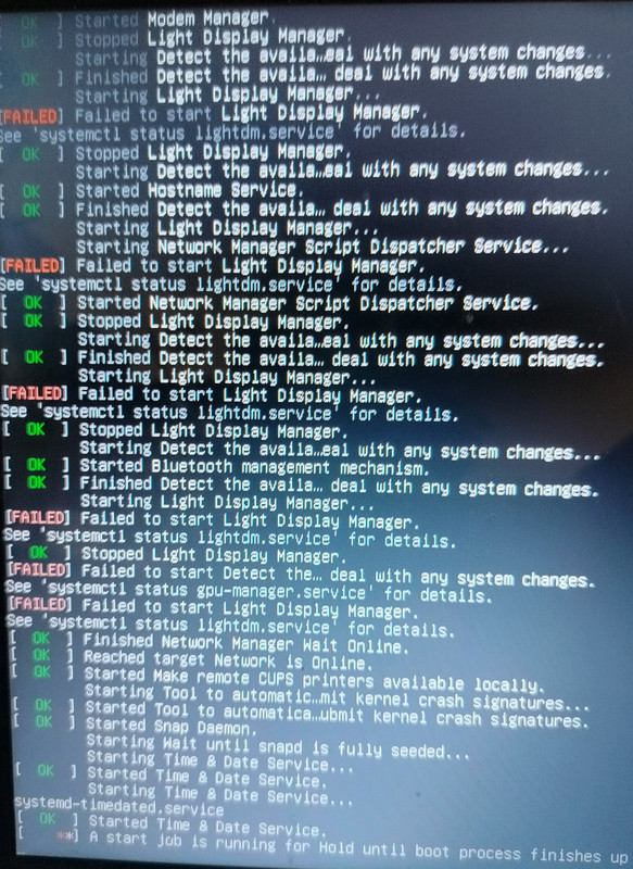Linux Mint stuck on boot failed to start Light Display Manager : r/linuxmint