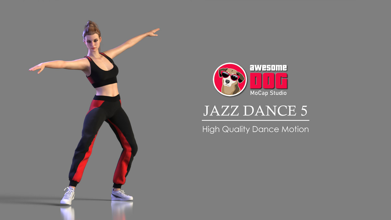 [ Reallusion Motion ] Jazz Dance 5 2026 - Free Daz 3D Models