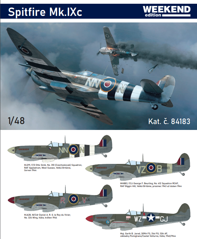1/48 - Supermarine Spitfire Mk.IXc/e by Eduard - released - new boxing ...