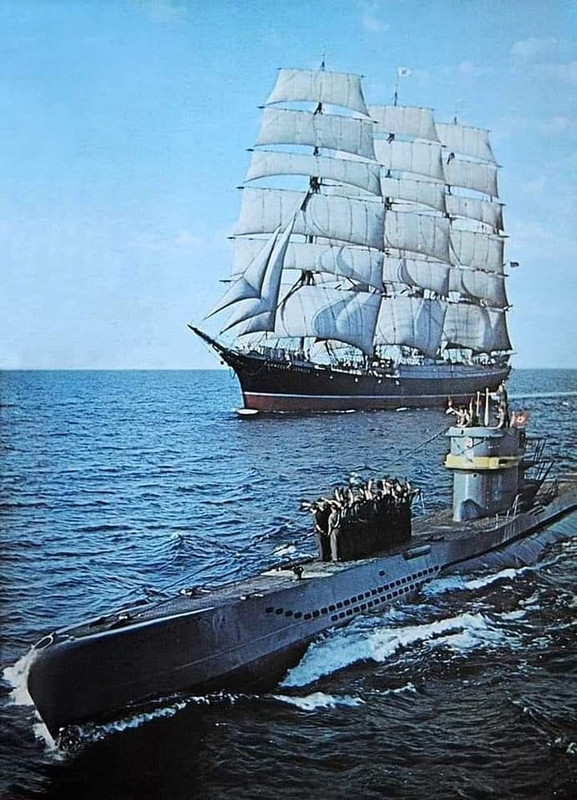 USCGC Eagle Construido en Hamburgo 1937 y se llamaba Horst Wessel ...