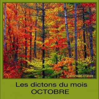 Les Dictons d'Octobre...