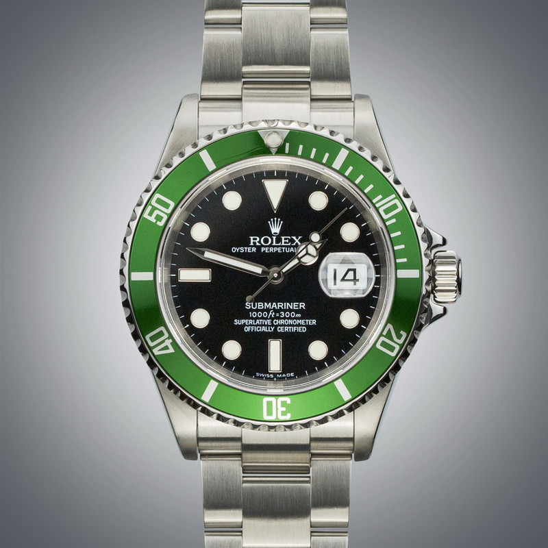 Rolex Submariner Date 16610 LV Kermit — Postimages