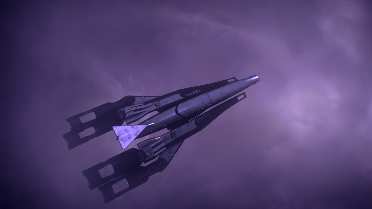 Does any one have a top down view image of the SR1. : r/masseffect
