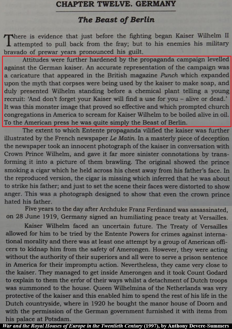 WW1 War and the Royal Houses of Europe in the Twentieth Century 1997 ...