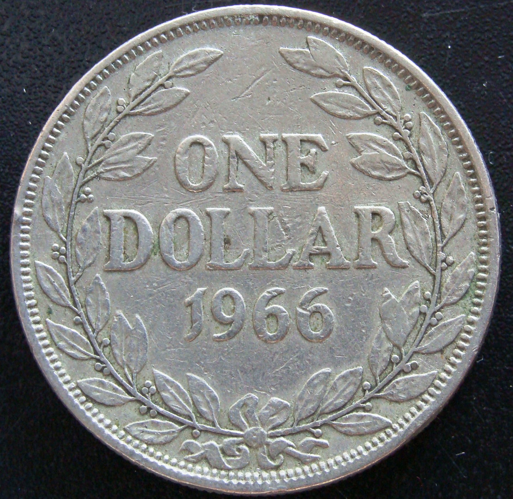 LBR 1 Dólar (1966) rev — Postimages