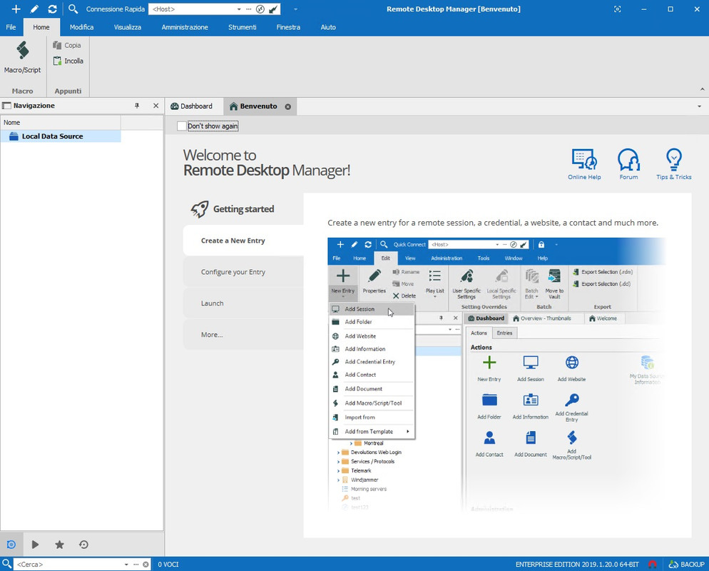 Remote Desktop Manager Enterprise 2020.3.27.0 - Ita