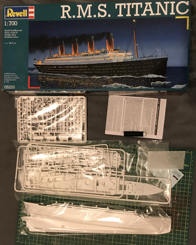 RMS Olympic - Revell Titanic conversion - Big and British GB ...