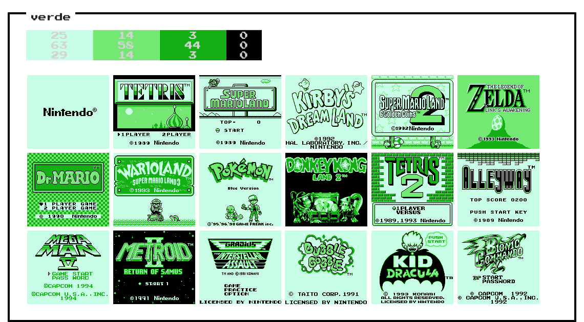 GB OSD Palette CONVERTER : r/Gameboy