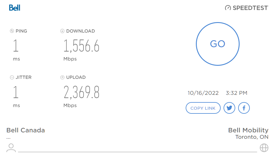 [Bell] 3Gbps Home Internet for $45 or $50/month (Existing 1.5Gbps for ...