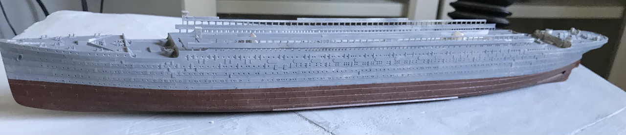 RMS Olympic - Revell Titanic conversion - Big and British GB ...