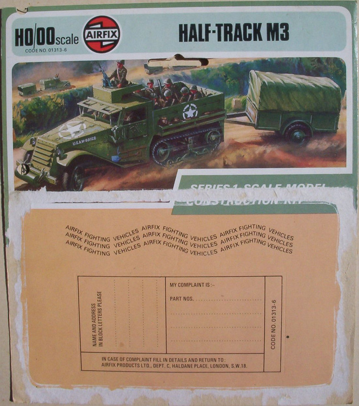 Airfix 76 Half Track M3 T4 Header — Postimages