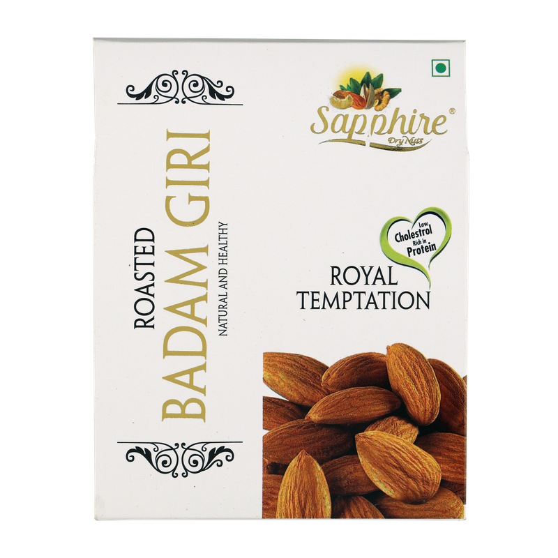 BADAM GIRI ROASTED 100gm BOX FRONT — Postimages