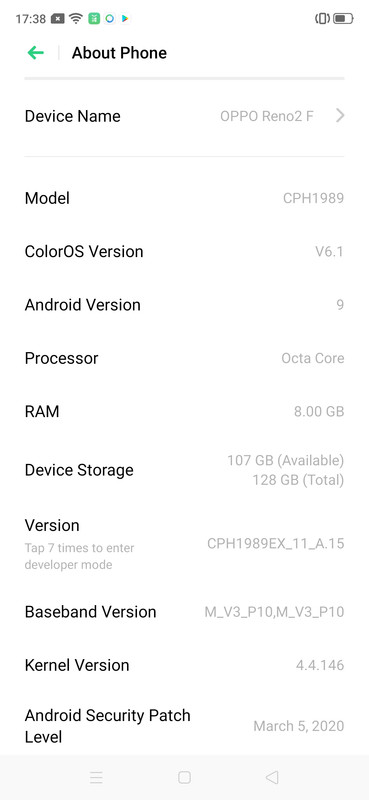 oppo cph1989 password reset done but phone still have password - GSM-Forum
