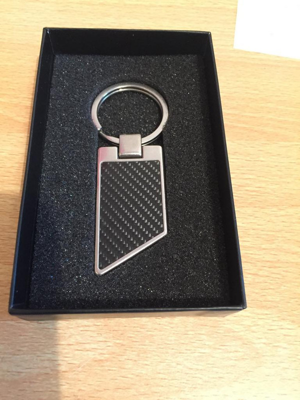 Genuine BMW M Carbon / Stainless key chain | The M3cutters