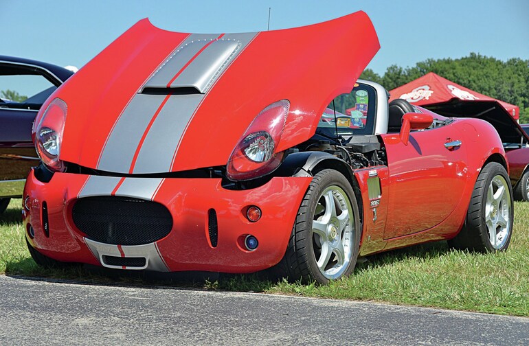 V8 Solstice at 2013 Ames Performance Tri-Power Pontiac Nationals ...