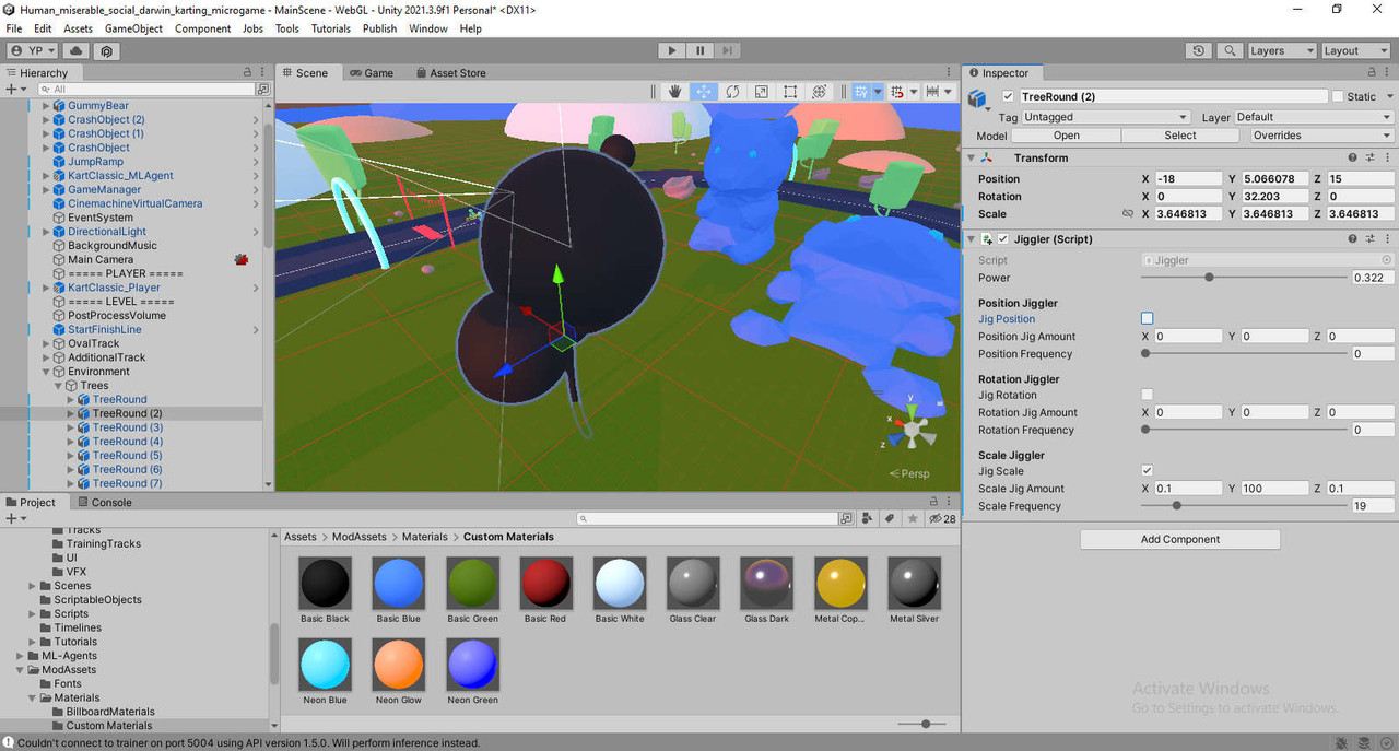 Question Jiggling Script Is Not Working Unity Forum