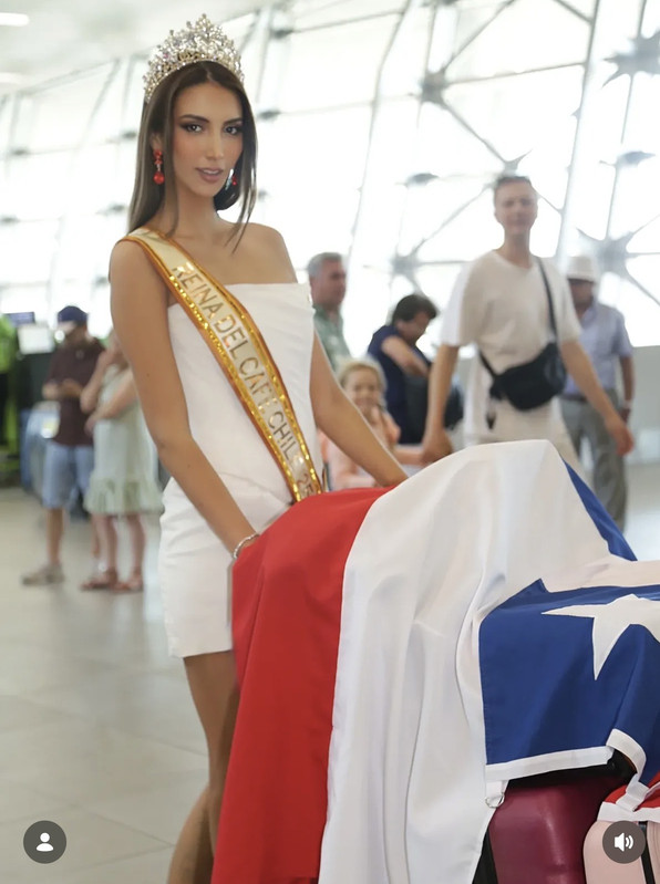 Andrea Ortiz de Chile Rumbo al Reina Internacional del Cafe - Mujeron ...