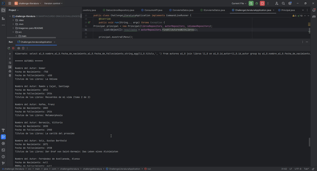 Challenger - Literalura | challenge-literalura-java