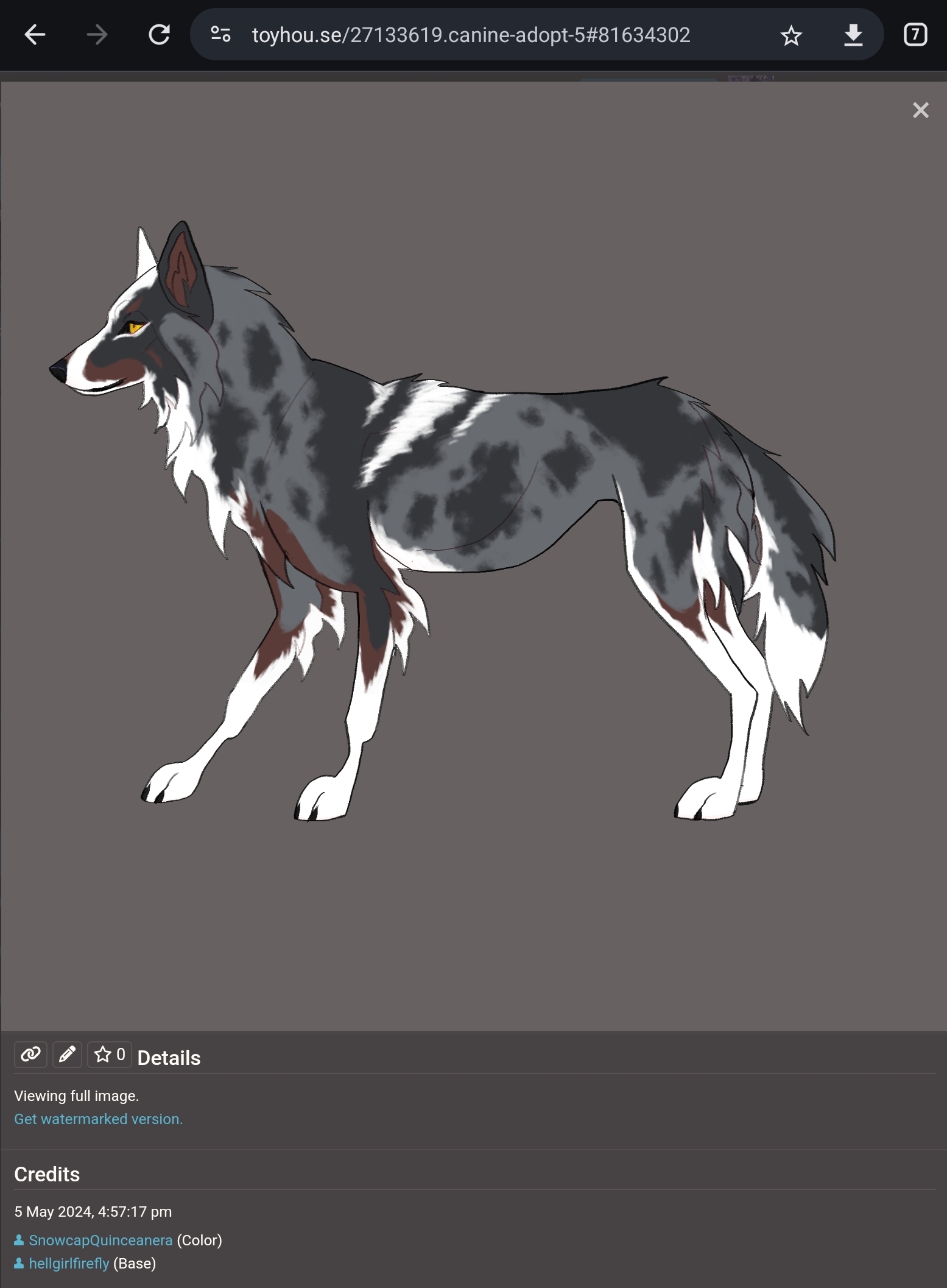 Canine Character Adopt — Postimages