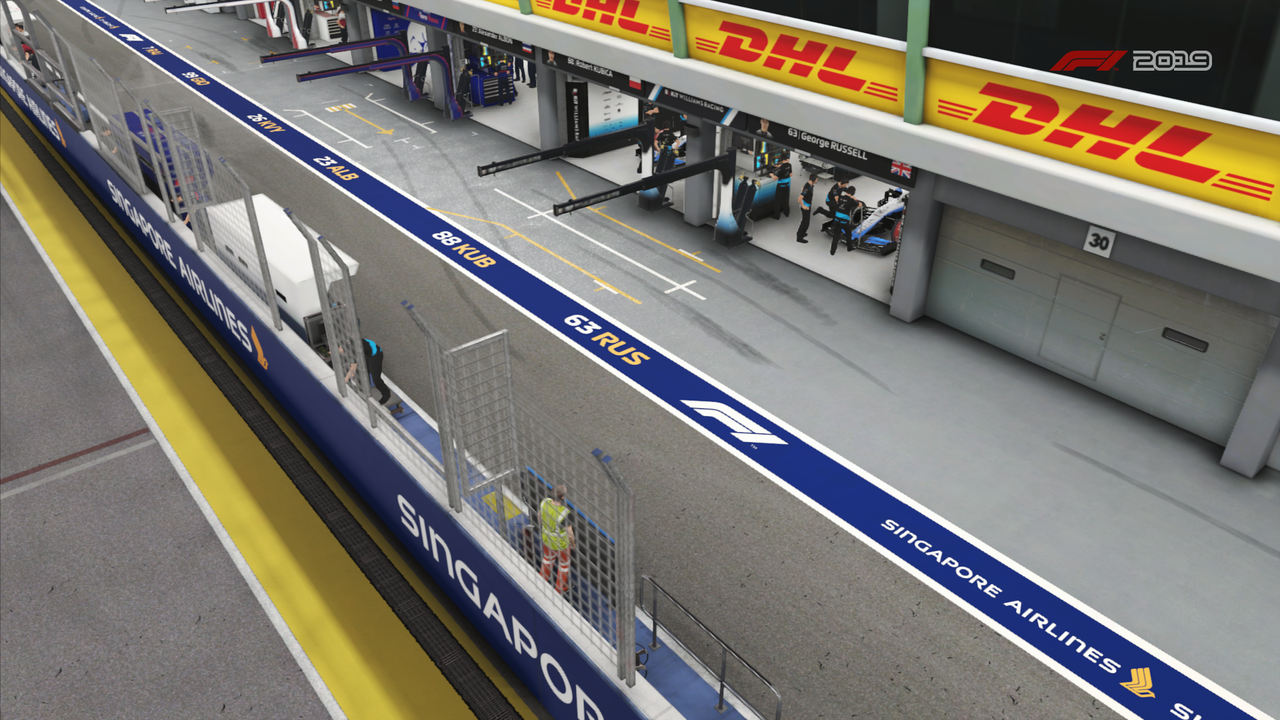 F1 2019 Singapore realistic sponsorboards update | OverTake.gg ...