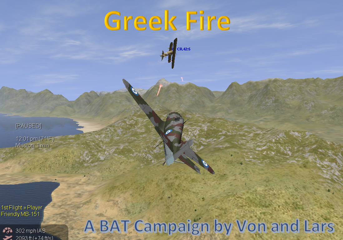 Greek Fire: A campaign of the Greek fighter defence of October 1940 to ...