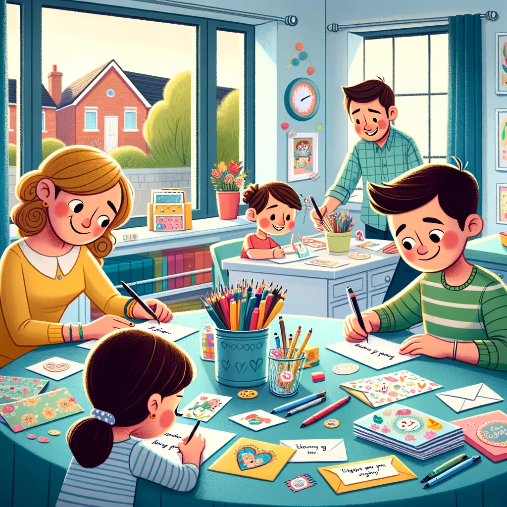 DALL· E 2023 12 26 20 10 54 A cartoon image of the same family from the ...