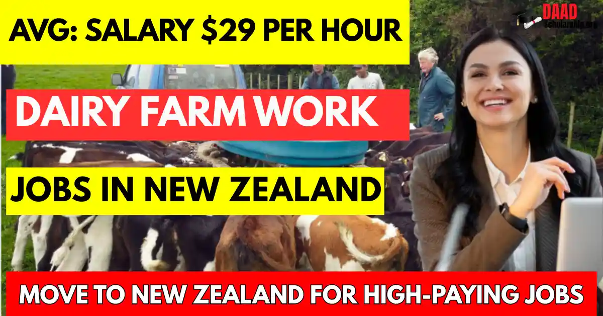 New Zealand Dairy Farm Job Circular 2025 - Sadinit