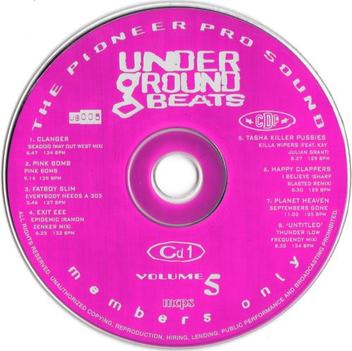 12/11/2023 - VA – Underground Beats (Volume 5)(2 x CD, Compilation, Limited Edition, Promo)(CD ...