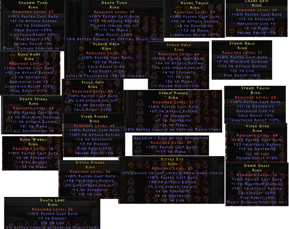 More Fcr Rings(lld Included) - Topic - d2jsp