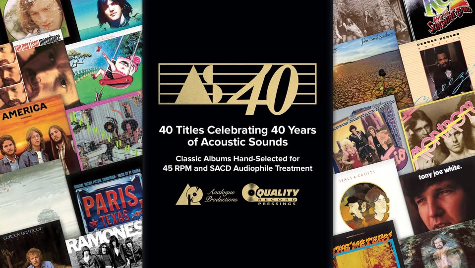 Acoustic Sounds 40th anniversary series SACD y Vinilos - Rock y Metal ...